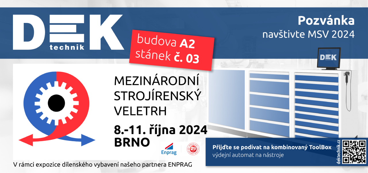 DEK TECHNIK-komplexní program pro strojírenství: frézování, závitování, vrtání, vystružování ...